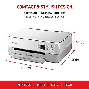 Canon PIXMA TS6420a All-in-One Wireless Inkjet Printer [Print,Copy,Scan], White