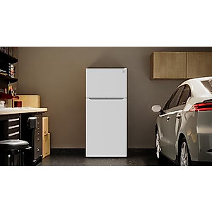 Kenmore 4661352 30" W Top Freezer Refrigerator with Adjustable Glass Shelving, Humidity Control Crispers, Quiet and Energy Efficient Inverter Compressor, White