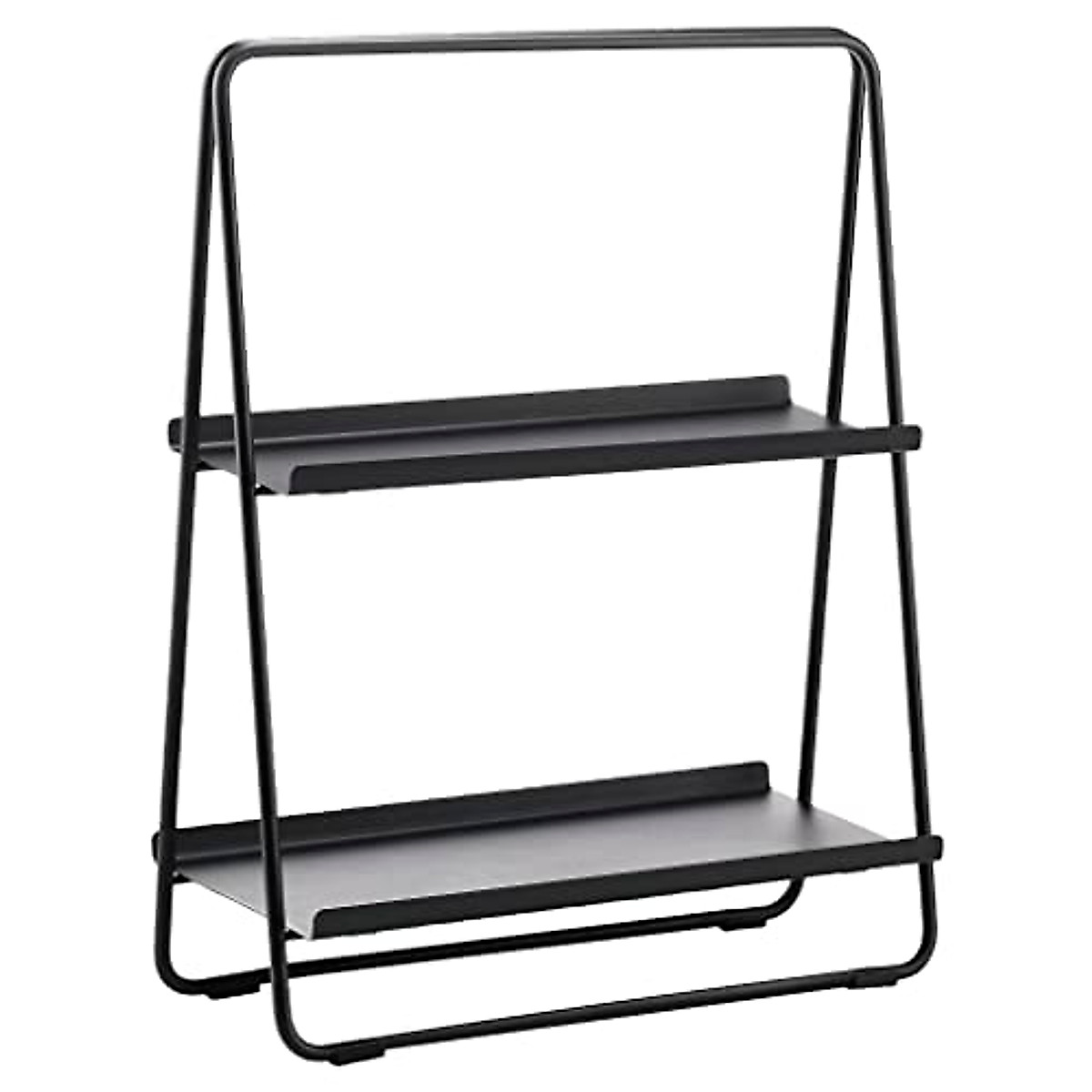 Zone Denmark Metal Adjustable Storage Shelving Unit | Maximize Space and Style | Ideal for Bedroom, Kitchen, and Bathroom | Organize with Elegance and Versatile Storage Solution- Small (Black)