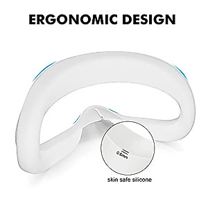 Jayol Silicone Cover for Oculus Quest 2, Sweatproof, Soft and Washable (Face Cover, White)