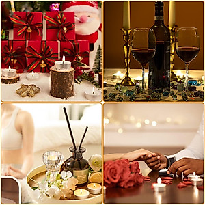 Tea Light Candles 32Pcs, 4 Hour Long time Burning, Bulk White Unscented Smokeless Tea Candles for Home, Shabbat, Weddings, Events, Emergencies (32Pcs-White)