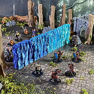 Extruded Gaming Fire and Ice Wall Spells