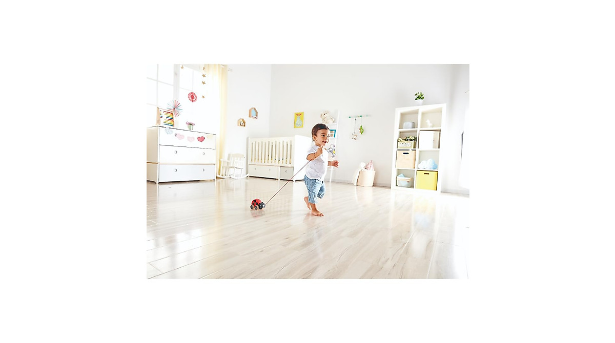 Hape Ladybug Pull-Along Toy for Toddlers | Wooden & Colorful