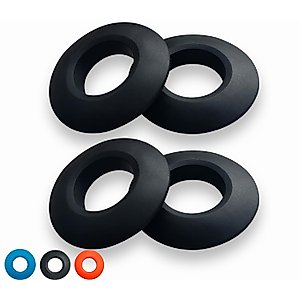 Lorsum 4Pcs Kayak Paddle Drip Rings, Rubber Canoe Paddle Drip Ring, Universal Fit Your Kayak Paddle Shaft, Paddle Accessories Replacement
