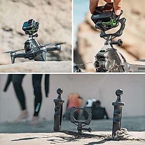 SNAP Mounts PRO – Magnetic Action Camera Helmet Mount for GoPro (Helmet, Biking, Drone, Skiing, Snorkeling and Car Mount)