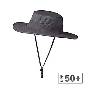 Fishing Hat,Sun Cap with UPF 50+ Sun Protection and Neck Flap,for Man and Women Dark Gray