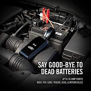 Battery Tender 1000 AMP Lithium Jump Starter - 80000mAh Portable Power Station - Wireless Device Charger 030-1011-WH