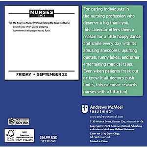 Nurses 2023 Day-to-Day Calendar: Jokes, Quotes, and Anecdotes