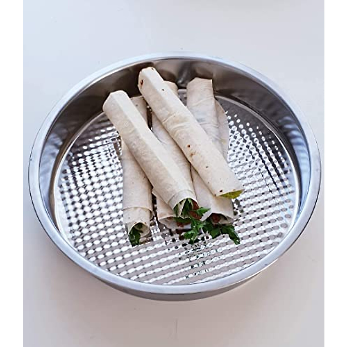 Stainless Steel Raw Meatball Tray 15" (Turkish Cig Kofte)