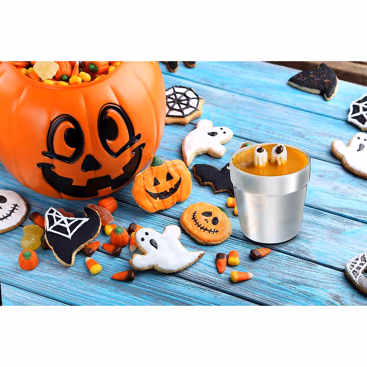 TeamFar Toddler Cups, 6 oz Toddler Insulated Cups Tumbler Mug Stainless Steel for Kids Preschooler Camping Travel, Safe & Healthy, Double Walled & Dishwasher Safe - Set of 6