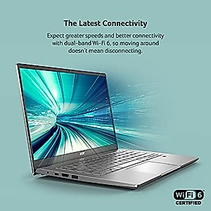 Acer Swift 3 Ultra Light Laptop AMD Ryzen 7 5700U 8-Core Processor 8GB DDR4 512GB NVMe SSD WiFi 6 Backlit Keyboard Fingerprint Reader HDMI Windows 11 (SF314-Renewed)