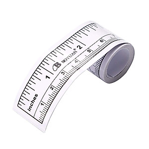 Self Adhesive Measure Tape, Ruler Sticker, Stickers Measure Machine Tape, Workbench Ruler for Work Woodworking, Drafting Table, AMX2Z00Q0PUS