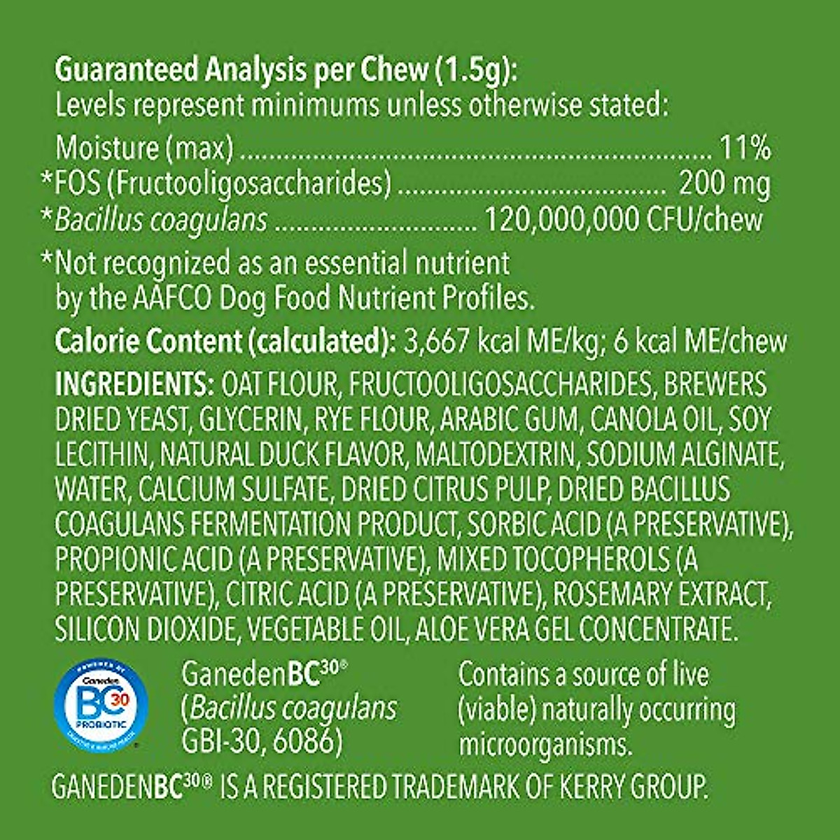 Amazon Brand - Wag Probiotic Supplement Chews for Dogs (90 count)