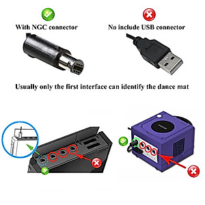 OSTENT Non-Slip Dancing Pad Dance Mat for Nintendo Wii Gamecube NGC Console Sport Dance Games