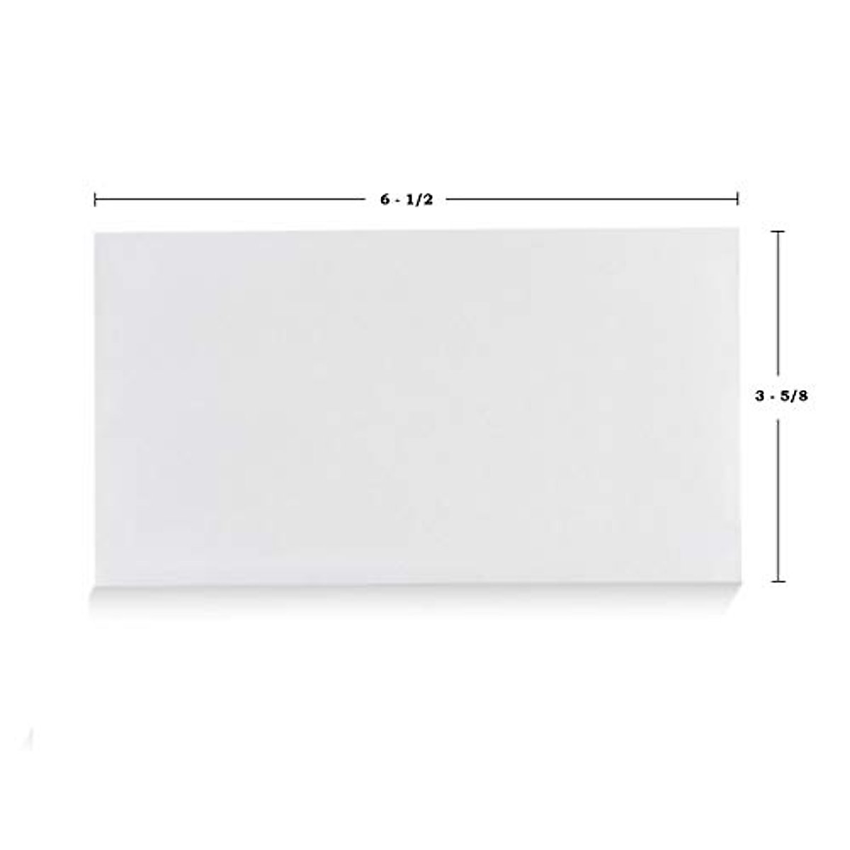 #6 3/4 Security Tinted Self-Seal Envelopes - No Window, Size 3-5/8 X 6-1/2 Inches - White - 24 LB - 100 Count (34600)