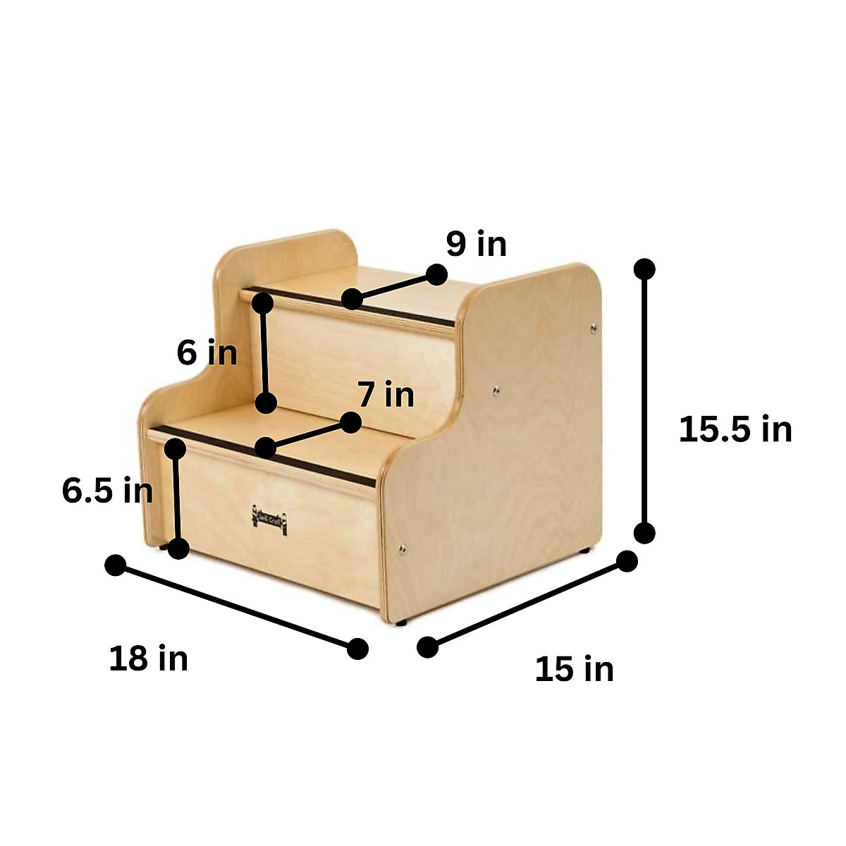 Jonti-Craft 5520JC Step Up Deluxe Stool