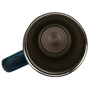 100 North | 40 oz Stainless Steel Double Wall Insulated Travel Tumbler With Handle, Straw, and Lid, World's Greatest Artist Navy Blue