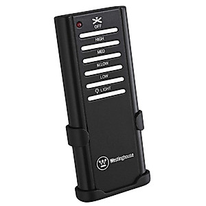 Westinghouse Lighting 7226700 Crescent Cove, Vintage Industrial LED Ceiling Fan with Light and Remote Control, 52 Inch, Oil Rubbed Bronze Finish, Clear Prismatic Glass