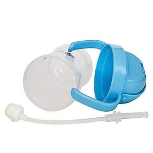 Weighted straw cup | ZoLi BOT Straw Sippy Cup Ash Grey, most loved training cup, toddler transition cup, sippy cup with handles