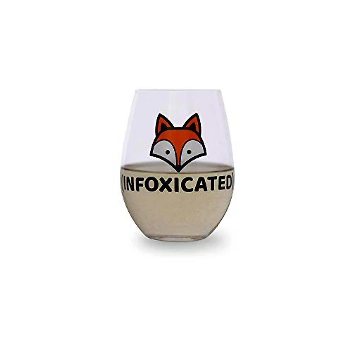 "Infoxicated" Oversized Stemless Wine Glass | Holds 20 Ounces