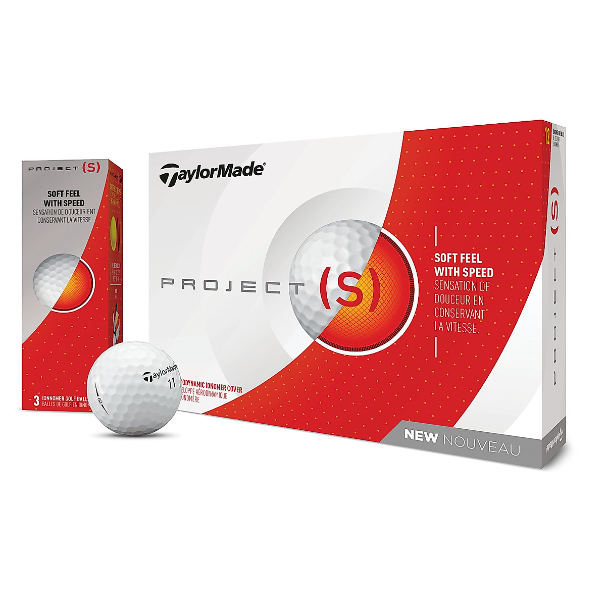 TaylorMade TM18 Project (S) DZ Project (S) Golf Ball (Dozen)