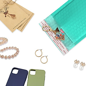 8.5 x 12 Inch Bubble Mailers 30 Pack, Self-Seal Poly Padded Envelope, Waterproof Shipping Bags for Small Business, Teal