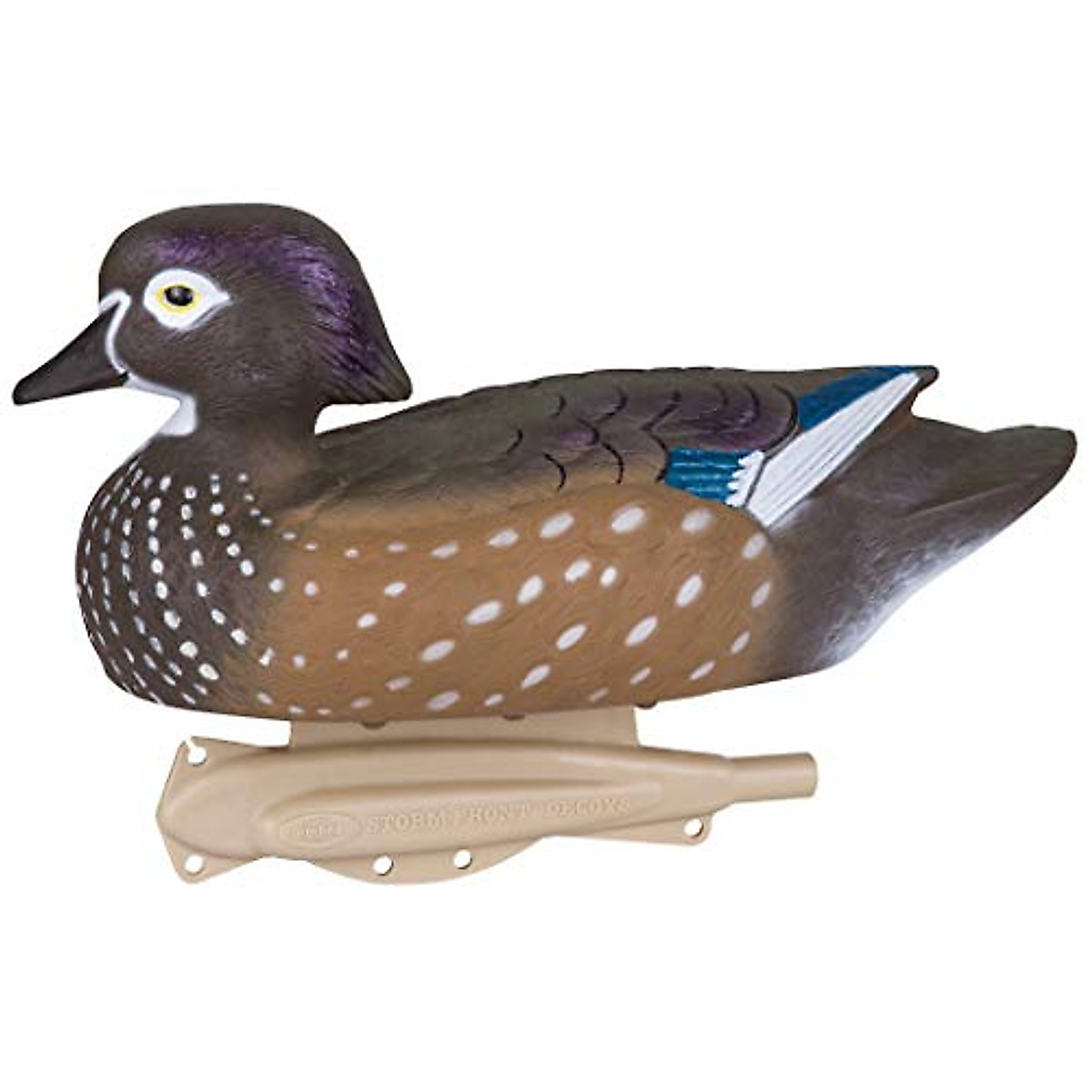 Flambeau Outdoors 8018SUV Storm Front 2 Wood Duck Decoys, Classic Floaters - 6-Pack
