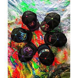 Goorin Bros. The Farm Drip Collection Unisex Adjustable Trucker Hat, Black (TRIIIPPPY), One Size