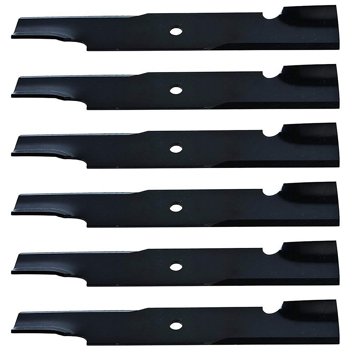 RAParts Pack of Six (6) Notched Lawn Mower Blades Fits Toro 107-3192 107-3192-03 110-0414 110-0418