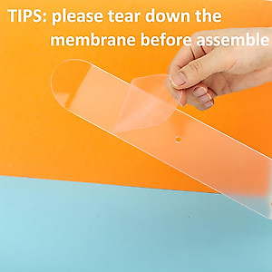 Clear Acrylic Headband and Jewelry Organizer Rack - 6 Pack Hair Accessories and Bracelet Display Stand