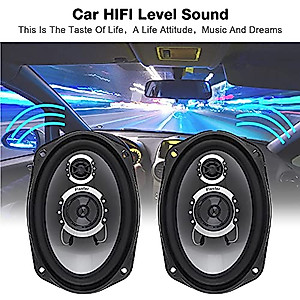 Car Audio coaxial Speakers 6''x 9'' inch,1000 Watt Max 3-Way Speakers (2 Pack) TS-G6941R