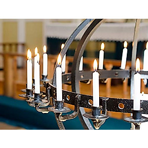 Chime Candles for Spells, Rituals, Birthday Party Congregation (100, White)