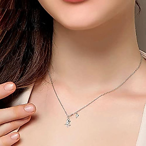 Palotay Friendship Butterfly Necklace for 2 Best Friend Matching Necklace Butterfly Pendant Necklace BFF Long Distance Silver Gold Necklaces for Women Sister Teen Girls Gifts Dinosaur
