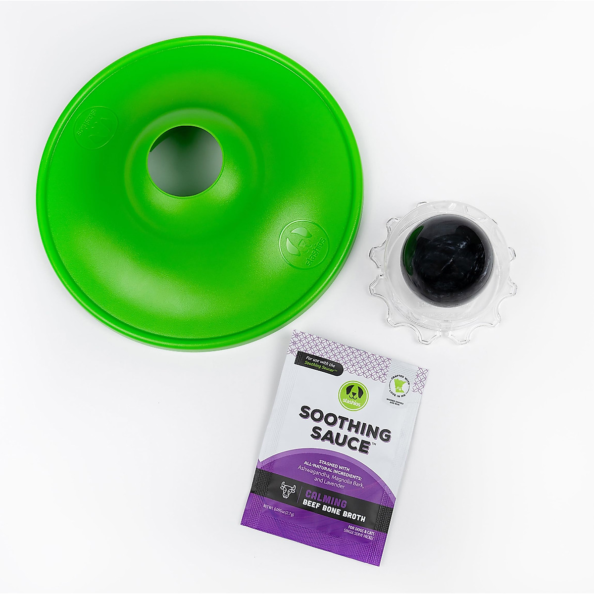 Stashios Soothing Saucer Calming Kit- Anxiety Relief, All Natural, Healthy, Stress Reduction Dogs