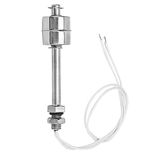 Liquid Level Sensor,Water Level Switch,0~220V Stainless Steel Liquid Water Level Sensor, Stainless Steel Switch, Switch for Pool Can 100mm, Suitable for Most Power Source