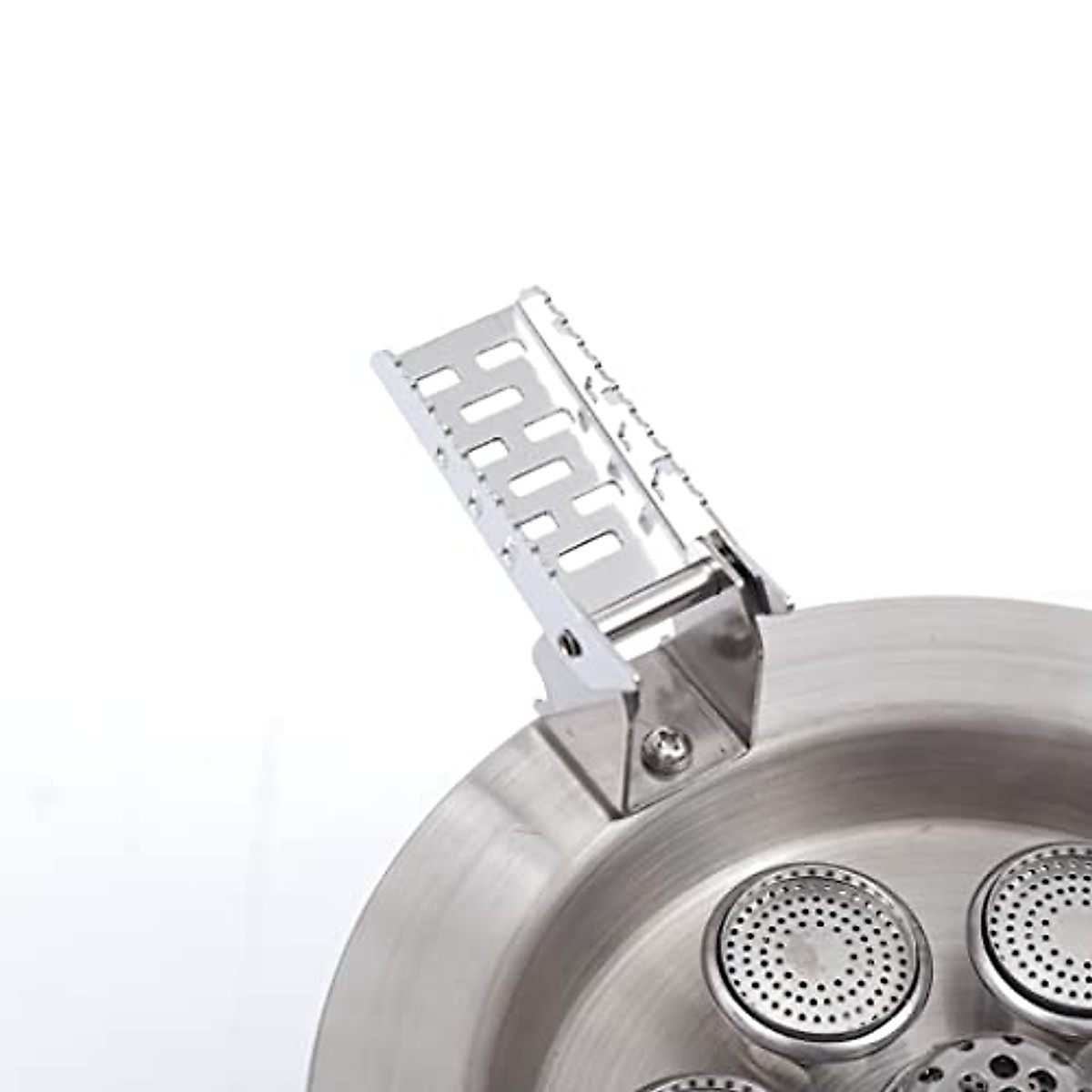 1.8 KW Portable Picnic Camping Backpacking Stove Stainless Steel Gas Cooking Burner Foldable Stove Burner with Portable Bag for BBQ/Hiking/Picnic Outdoor(8.26 * 8.26 * 4.49in)