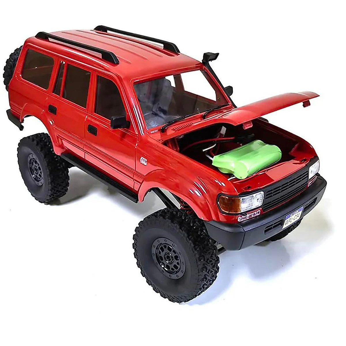 RC Rock Crawler 4x4 RC Truck WPL C54 1/16 RC Crawler RTR Remote Control Truck Off Road 2.4G All Terrain with Proportional Steering 260 Motor, New Gearbox, Upgraded Chasis and Shock