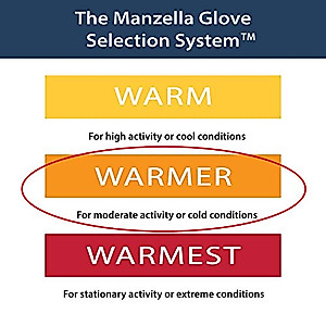 Manzella Men's Tempest Windstopper 2.0 Fleece Gloves Black (Xl)