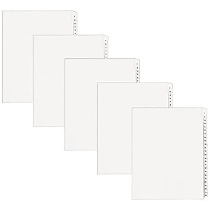 Avery 1-25 Legal Exhibit Dividers for 3 Ring Binders, 25-Tab Sets, Allstate Style, 5 Binder Divider Sets (24761)