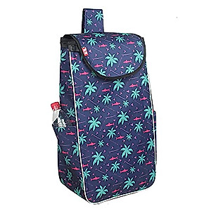 Trolley Replacement Bag - 36L Shopping Trolley Replacement Bag with Side Pockets, Portable Waterproof Oxford Cloth Shopping Cart Trolley, Trolly Bag Shopping L34X W19X H56cm (Color : B, Size : 1PCS