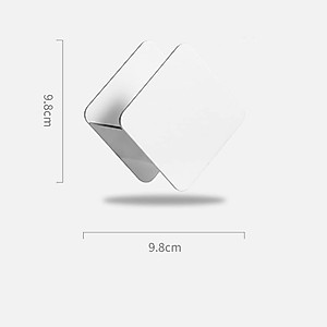 esowemsn 2PCS Plastic Kitchen Sink Sponge Holders White Adhesive Sponge Holder for Kitchen Sink Bathroom Shower Sponge Organization