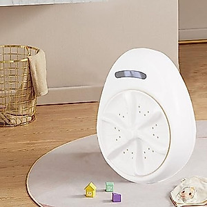 120W Portable Washing Machine, Mini Washer Travel Clothes Underwear Washer for Outdoor 100‑240V Mini Washer for Apartments Dormitories Camping Travel (US Plug)