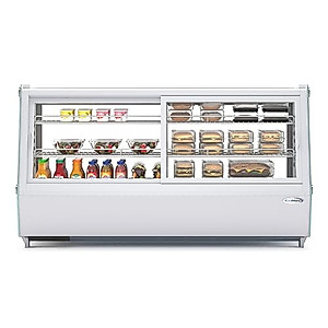 KoolMore CDC-250-WH 48 in. Self-Service Countertop Bakery Display Refrigerator in White