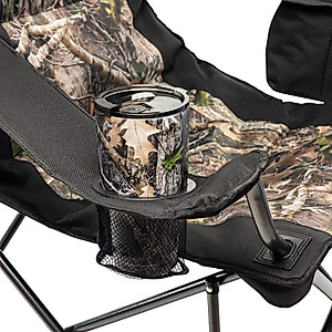 RTIC Big Bear Chair, Black/Camo, Portable Outdoor Camping Chair with Arm Rest, Folds Quickly for Easy Storage, 400lb Max Weight Capacity