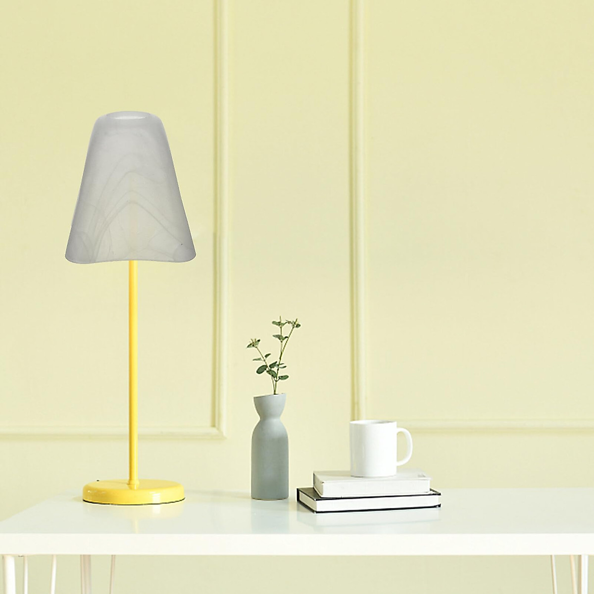 White Lampshade Glass Pendant Fixture Shades Chandelier Glass Lampshade Lamp Shades Replacement Glass Shades for Pendant Lights Pendant Light Glass Shade Pendant Light Shade