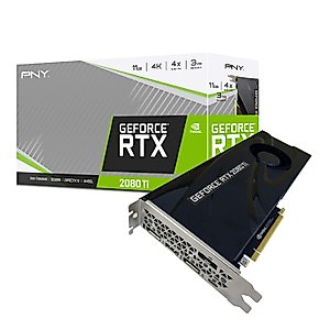 PNY VCG2080T11BLMPB GeForce RTX 2080 Ti 11GB Blower Graphics Card