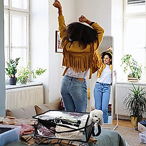 4 Pcs Baseball Hat Organizer for Baseball Caps Wide Hat Storage Holds up to Total 200 Caps Hat Holder Hat Case Hat Boxes for Men Women Hat Rack Hat Bag Container for Closet Home Travel Display, Gray