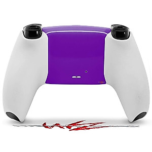 WraptorSkinz Skin Wrap compatible with Sony PS5 DualSense Controller Solids Collection Purple (CONTROLLER NOT INCLUDED)