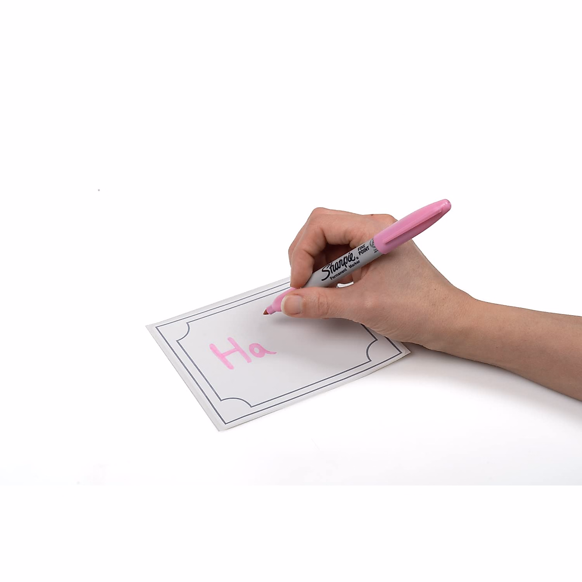 Kid's Craft Memory Keepsake Organizer Box - Clear Storage Latching Bin with Hanging File Folders and Custom Tab Inserts (Pink)