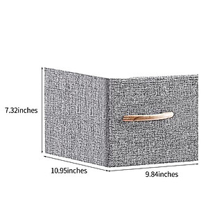 ZSEDP 7 Drawer Non-Woven Fabric Organizer Cabinet for Living Room Storage Tower for Hallway Entryway Closets Wood Top Handle (Color : Black)